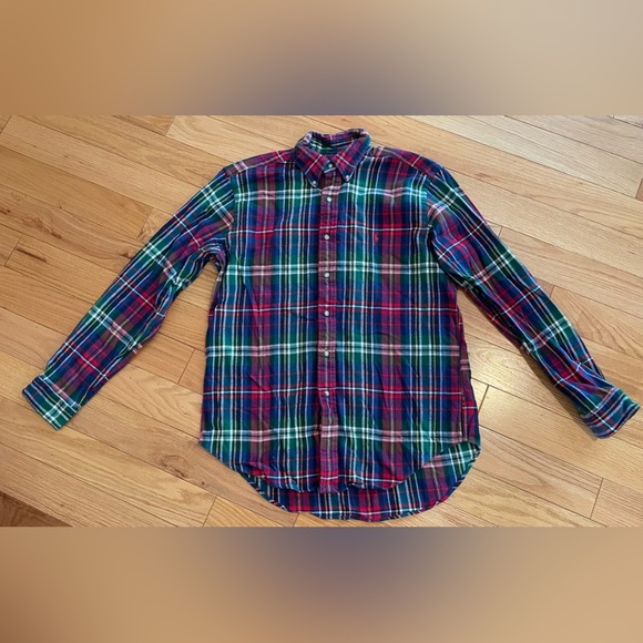 Ralph Lauren | Shirts | Polo Ralph Lauren Mens Button Down Red Flannel ...